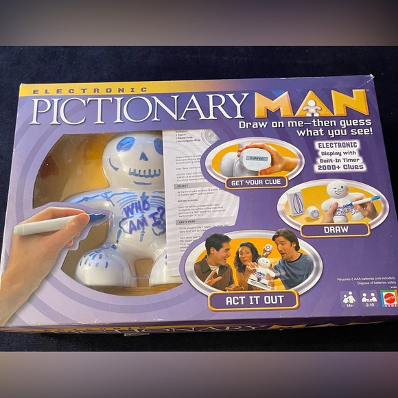 Mattel | Games | Pictionary Man | Poshmark